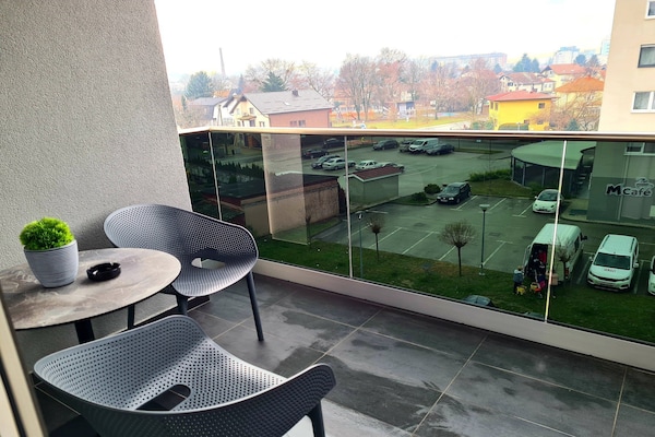 Wellness Apartments - Studio Apartment With Terrace (G3) - Varaždin