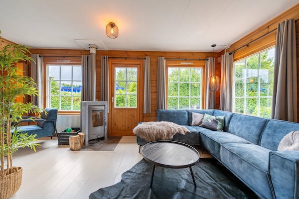 Casa Azul Finse Stijl Vakantiewoning 6pax Aan Het Zuidlaardermeer - Groningen Provinz, Niederlande