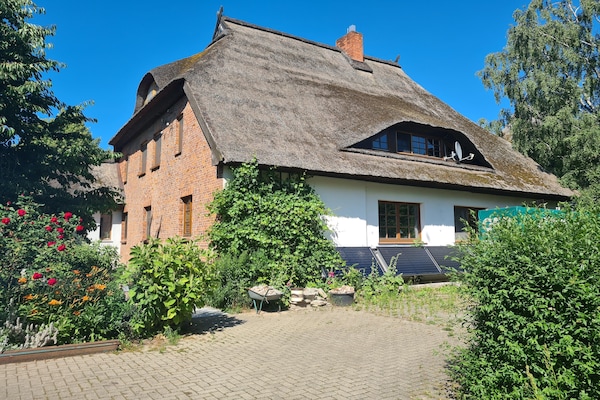 Schöne Wohnung Im Reetgedachten Bauernhaus - Wismar