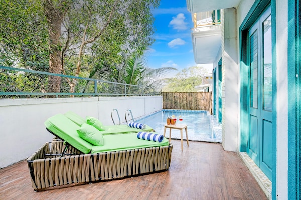 Valencia 3bhk Villa Siolim Pool Dancenter - Goa