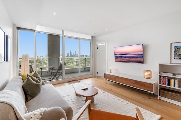 Wake Up To Views, Pool & The South Yarra Lifestyle - 墨爾本