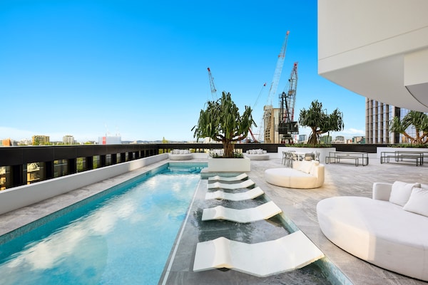 Brisbane 1br With Pool, Spa, Sauna And Balcony - Brisbane