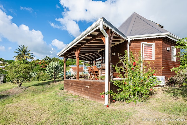 Paradise Bay Bungalow Cosy Bord De Mer Et Piscine - Guadeloupe