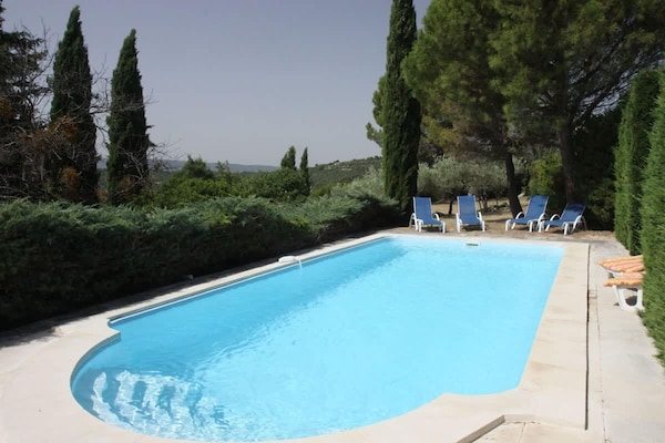 La Familiale - Maison Provençale Avec Piscine Et Vue Imprenable Sur Gordes - Gordes