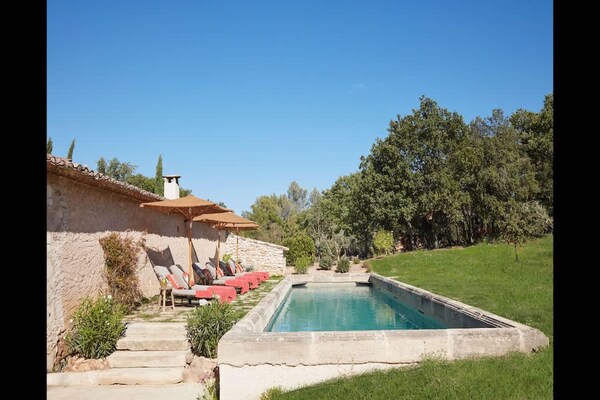 Villa De Charme Confort Au Milieu Des Vignes Du Lubéron - Ménerbes