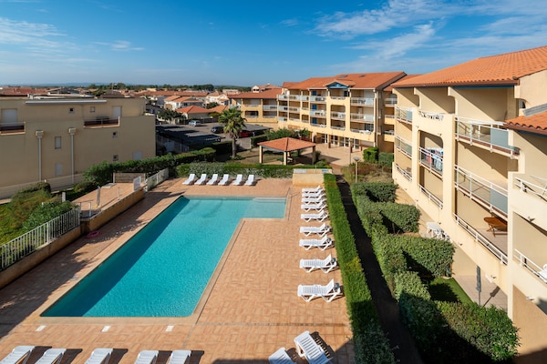 Résidence Alizéa Beach - Appartement 2 Pièces Avec Coin Nuit 6 Personnes Vue Mer - Valras-Plage