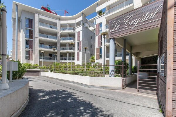 Residence Le Crystal - 2-room Apartment For 4 People - Cagnes-sur-Mer